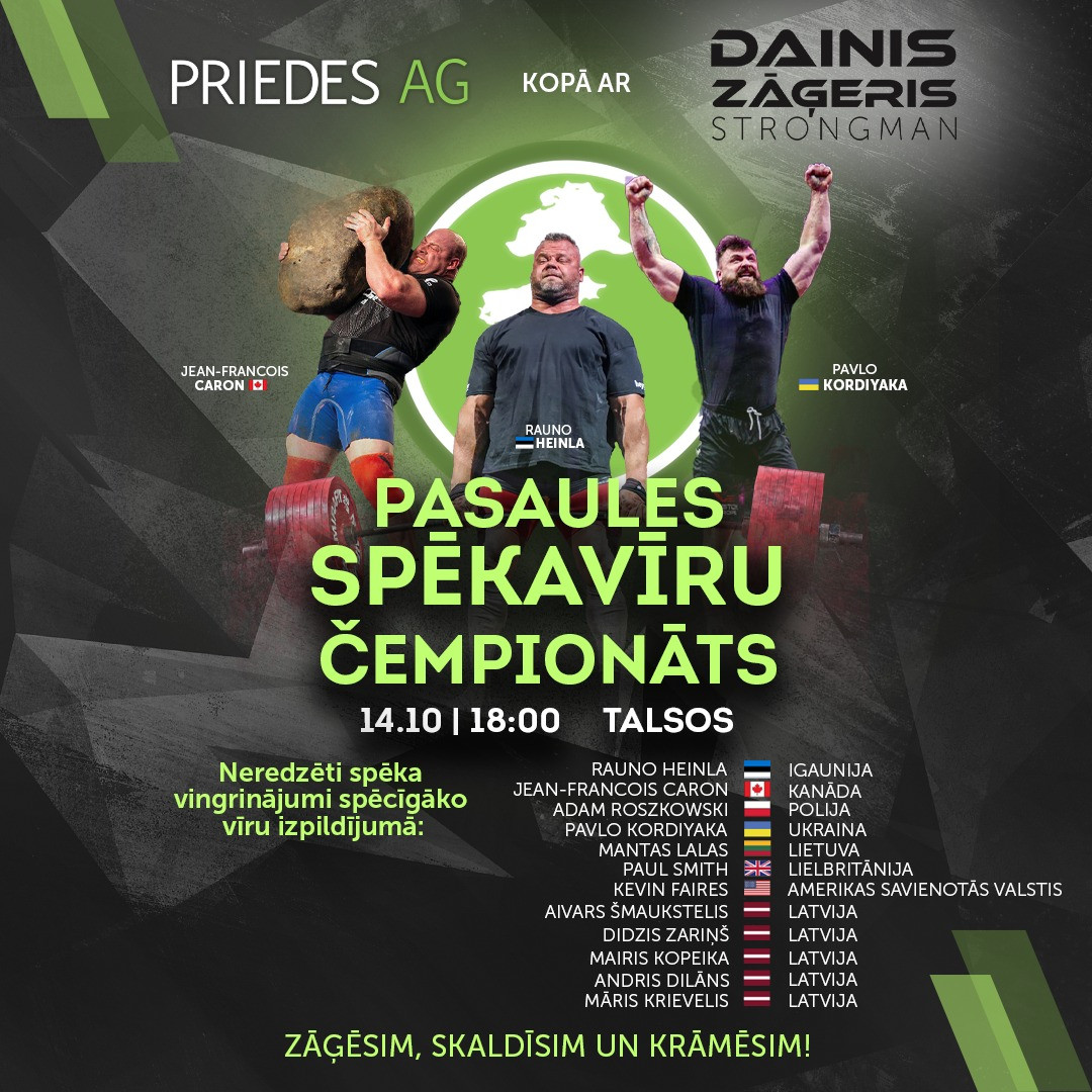 Tiešraide: Pasaules spēkavīru čempionāts 2023 – Sportacentrs TV ...