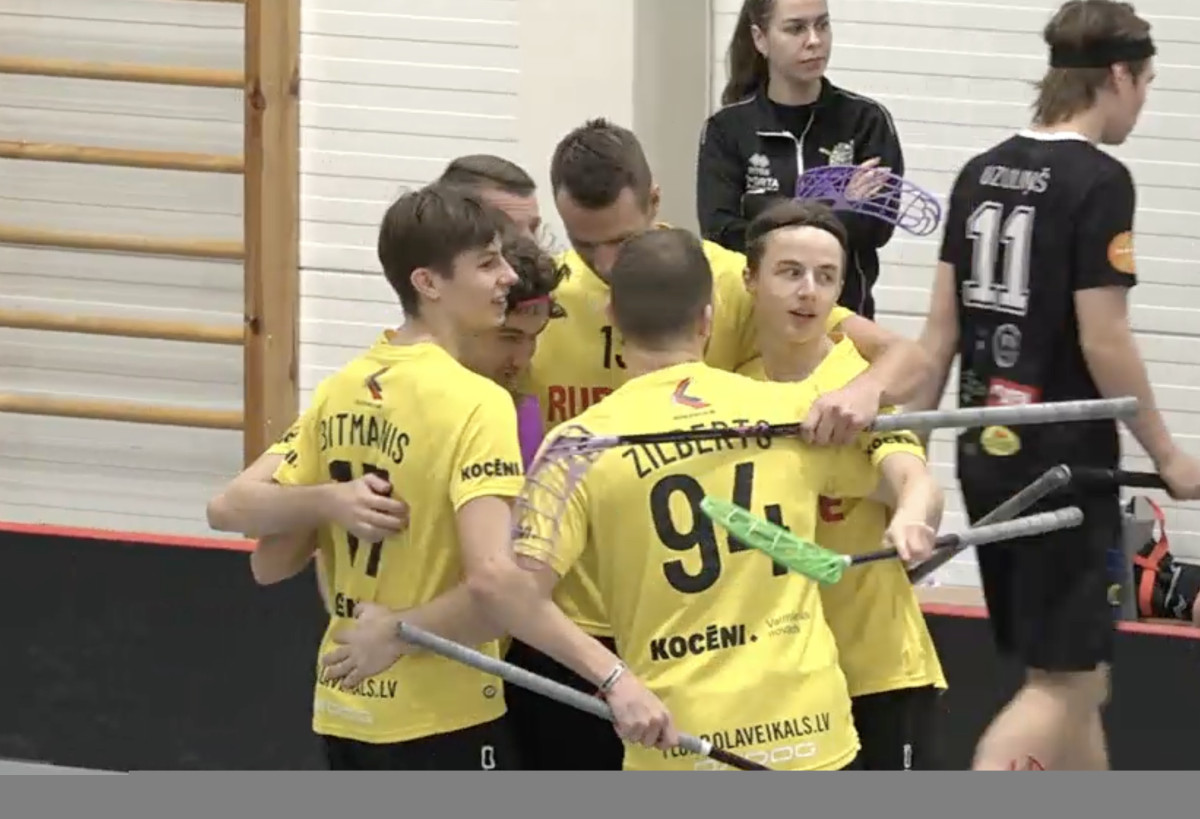 Video: "Rubene" nosargā 1. vietu – Florbols – Sportacentrs.com