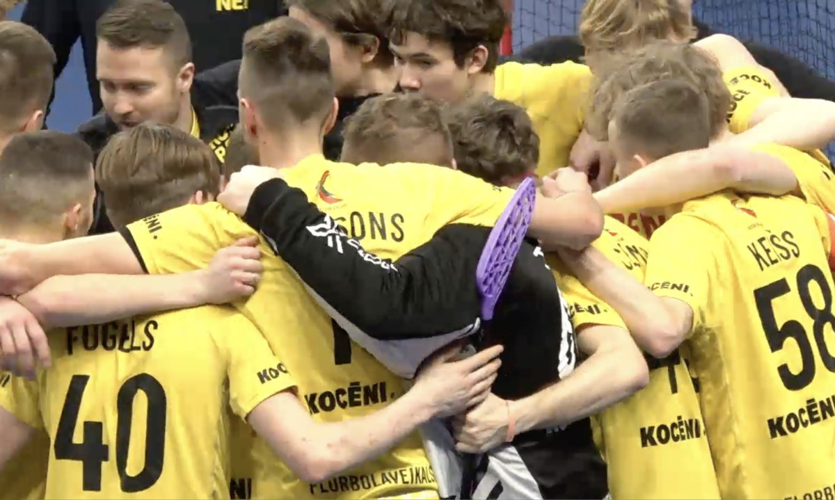 Video: "Rubene" panāk 2:2 sērijā – Florbols – Sportacentrs.com